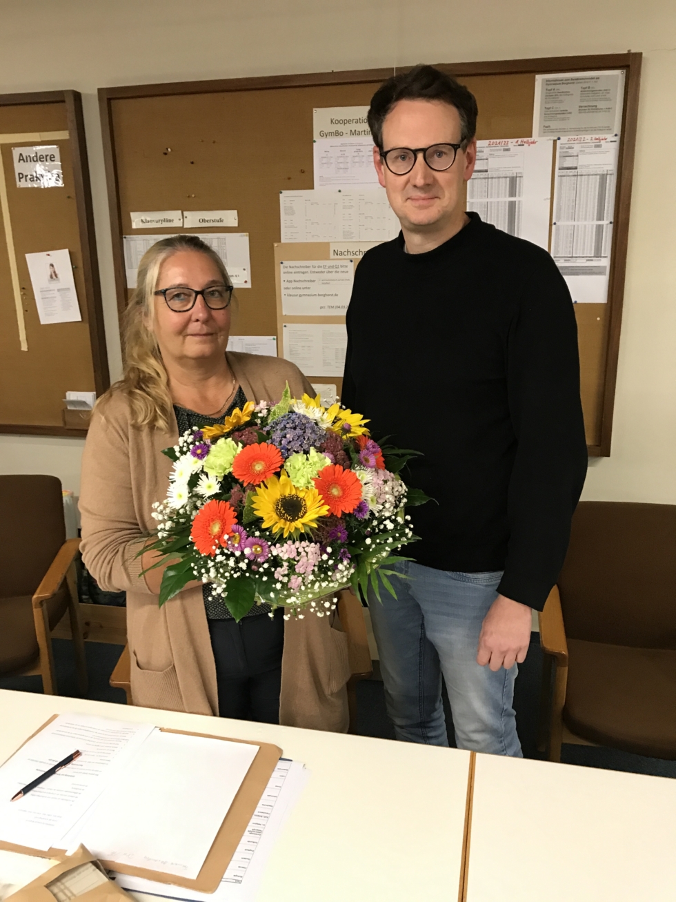 Frau Antje Herz als Schulpflegschaftsvorsitzende verabschiedet – Städtisches Gymnasium Borghorst ...